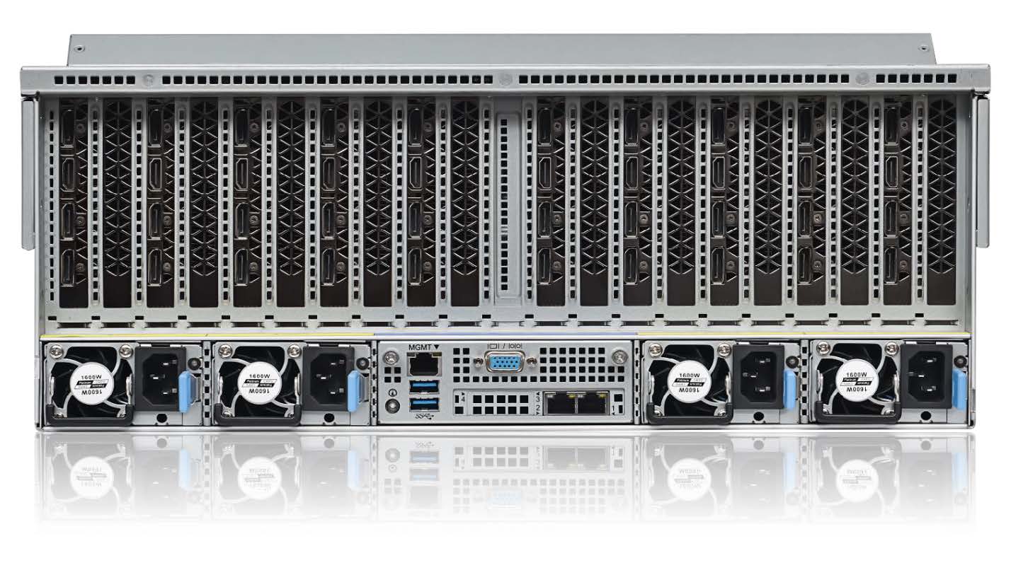 4U 10 GPU Xeon for AI Computing